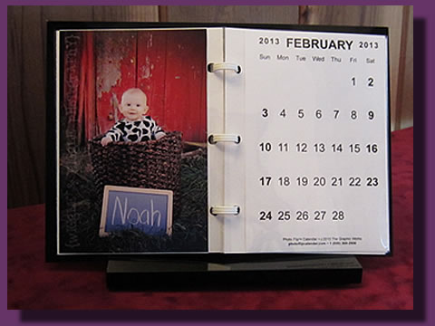 Classic Black Calendar